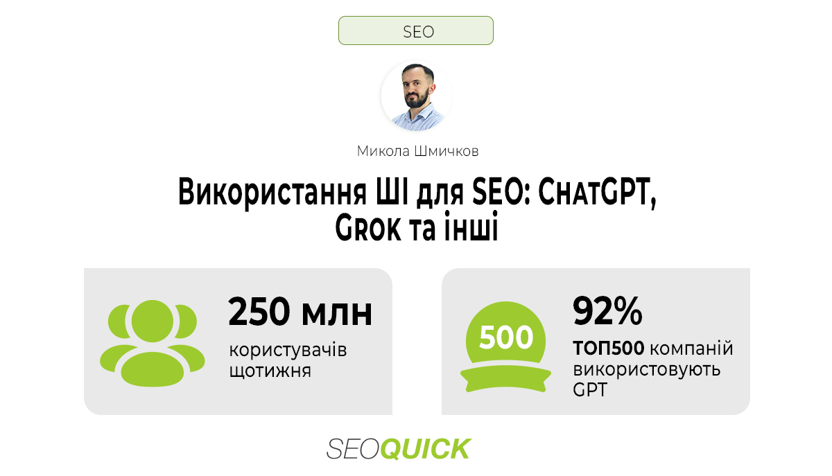 ШІ для SEO у 2025: ChatGPT, Grok та інші інструменти